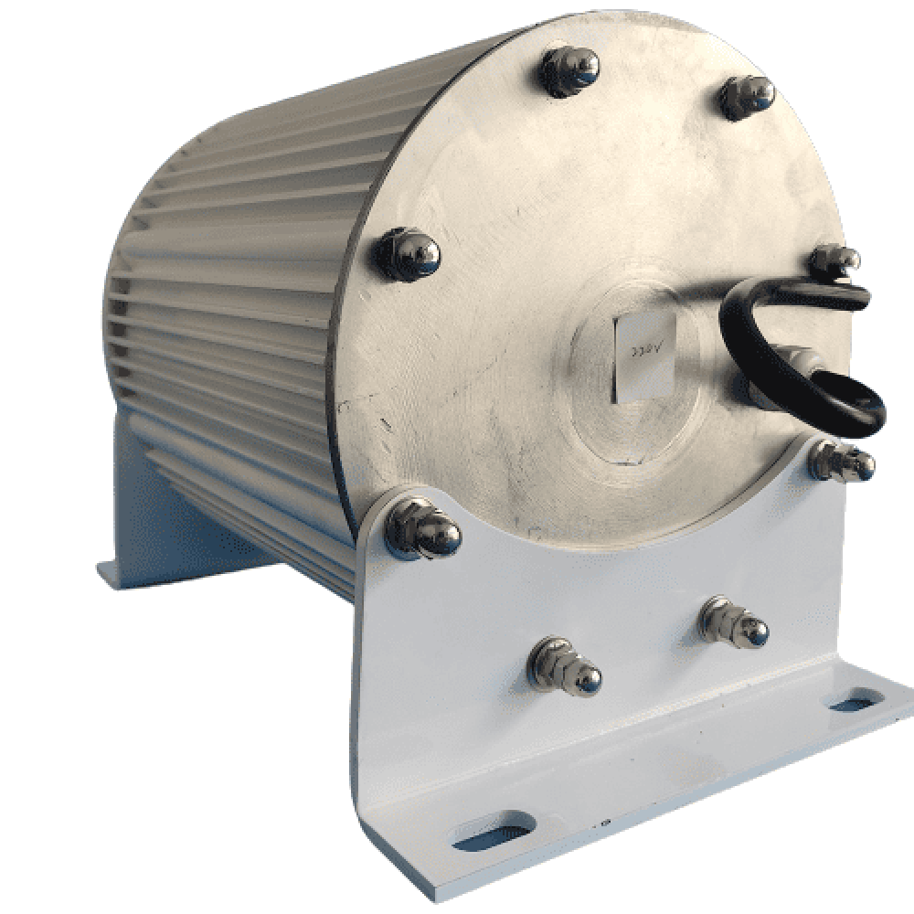 Générateur à aimant permanent 5Kw 300rpm | Eolienne-Heragos